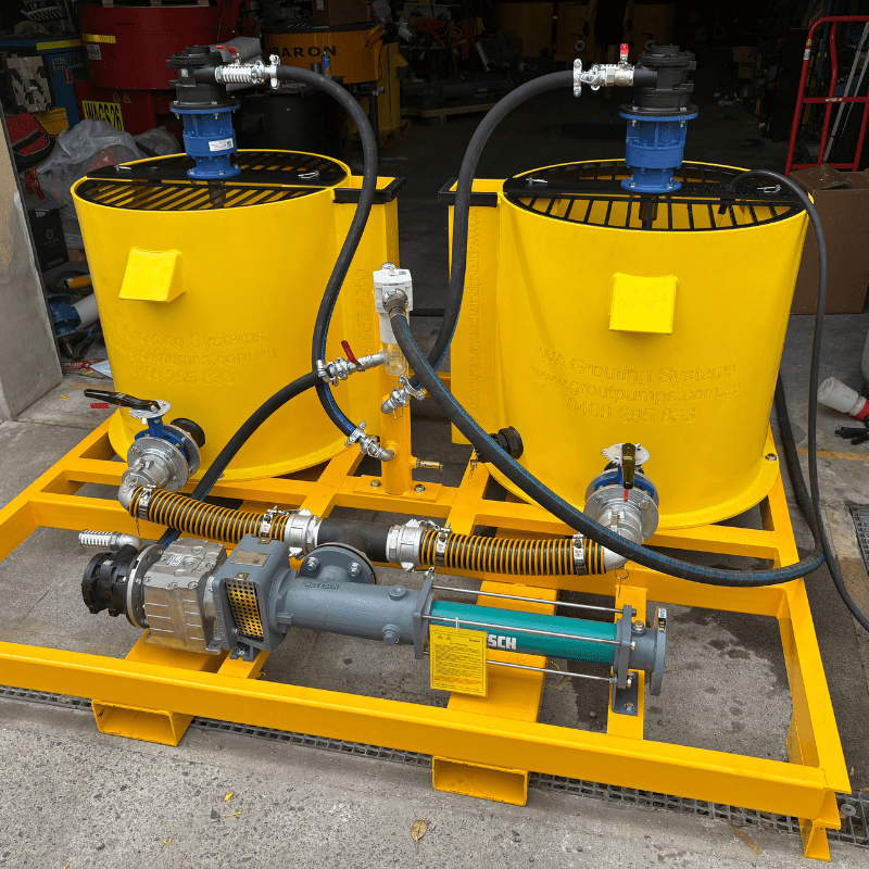 Grout Pump & Mixer Pneumatic Large | Grout Pump Hire Perth
